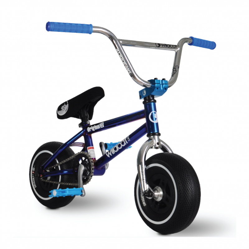 Wildcat Mini BMX Royal Blue - no brake – Revolution Bmx Shop